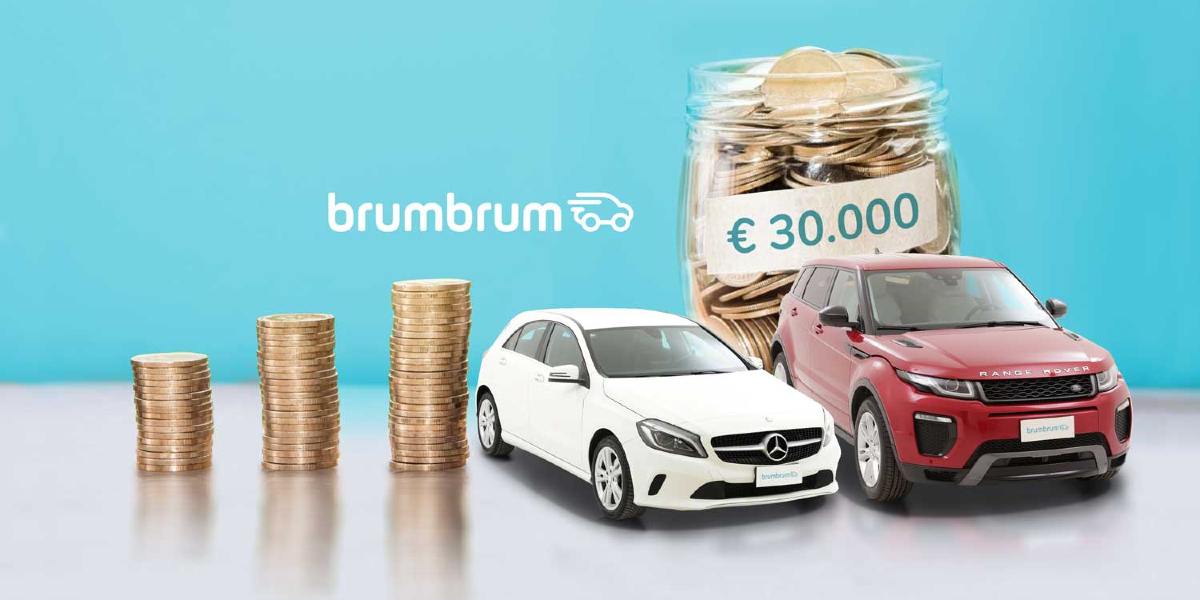 Le auto usate più vendute online sotto i 30.000 euro - brumbrum BLOG